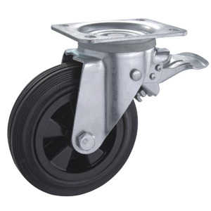 Rubber caster wheels for waste bin, XinChen Industry Co.,Ltd